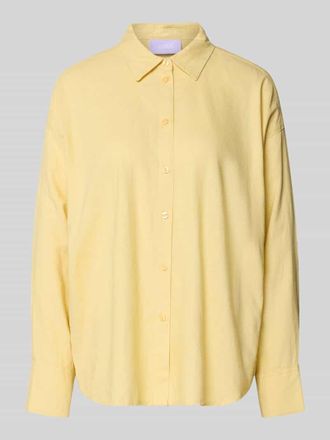 Jack & Jones Hemdbluse mit Leinen-Anteil und Knopfleiste Modell ALMIRA