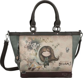 Anekke Handtasche Umh&auml;ngetasche Real Short Handle Bag Multicolor mehrfarbig