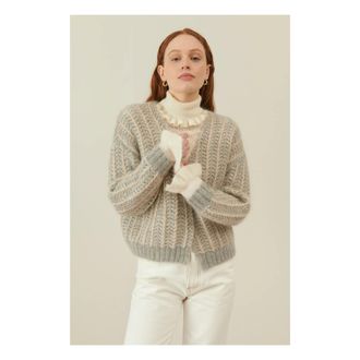 Louise Misha Cardigan Lornella Alpaga et Mohair - Collection Femme Louise Misha