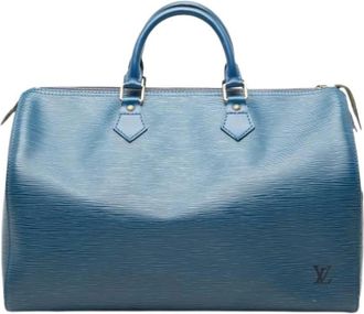 Louis Vuitton Pre-owned Speedy 35 - Femme - Pre-owned - Bleu - Taille: ONE Size