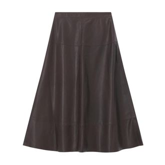 Iris Von Arnim Lederrock - - Skirts - Damen - Braun - L