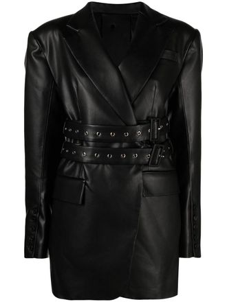 Rokh blazer &agrave; fermeture nou&eacute;e - Noir