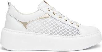 Nero Giardini Femme, Chaussures, Blanc, Taille: 36 EU Baskets en cuir et textile