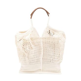 Hereu Calella Lederbesetzte Tote Bag - - Bags - Damen - Beige - ONE SIZE