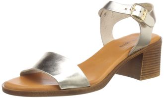 Hush Puppies Damen Gabby Sandale mit Absatz, Gold, 41 EU