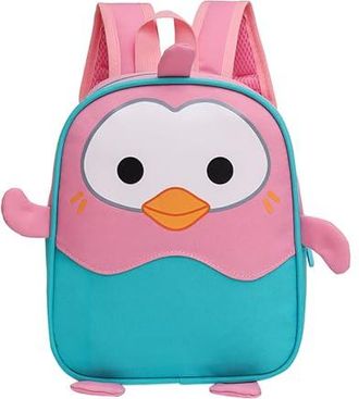 Generic Sac à dos maternelle pour filles avec nom Sacs à dos BD Petit pingouin École Mignon Petit Enfant Mode Animaux Sacs à dos Petits sacs à dos pour enfant