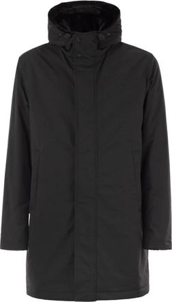 Herno Homme, Manteaux, Noir, Taille: 3XL Long Parka in Keystone and Light Faux Fur