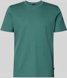 Joop T-Shirt mit geripptem Rundhalsausschnitt