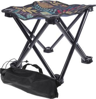 Yardwe Faltbarer Campinghocker Klappstuhl Leicht Tragbar Strapazierfähig Für Angeln Garten Reisen Picknick Mit Tragetasche Komfortabler Sitz Für Outdoor Akti