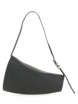 Burberry Womens Large Horn Bag Black Shoulder