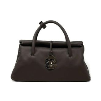 Zanellato Femme, Sacs, Brun, Taille: ONE Size Womens Sacs &agrave; main Bags Brown Ss26