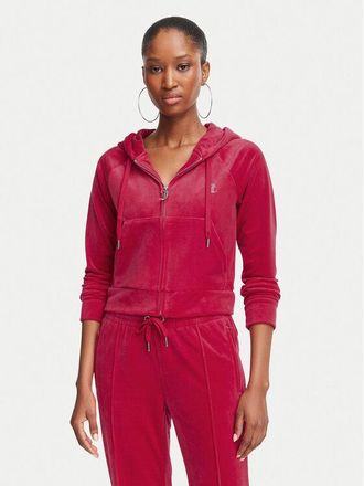 Juicy Couture Sweatshirt Madison JCWA122001 Rot Slim Fit