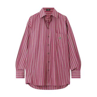 Etro Loose Fit Popelin Hemd mit Taschen - - Blouses & Shirts - Damen - Mehrfarbig - XS
