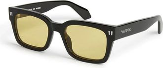 Off-white unisex, Accessoires, Noir, Taille: 53 MM Midland Lunettes de soleil