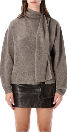 The Garment Volmer Schalstrick - - Knitwear - Damen - Braun - XS