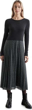 Street One Midi-Kleid mit Pliss&eacute;e-Rock