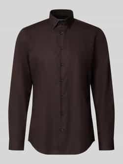 Jake*s Slim Fit Business-Hemd mit Kentkragen