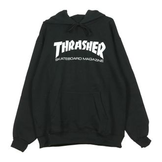 Thrasher Schwarz/Wei&szlig; Kapuzenpullover - - Sweatshirts & Hoodies - Herren - Schwarzk - XL