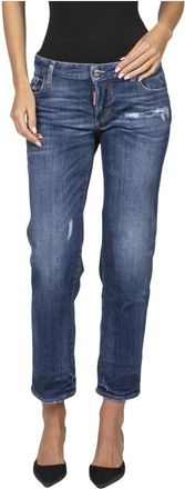 Dsquared2 Femme, Jeans, Bleu, Taille: 34 FR Pantalone 5 Tasche