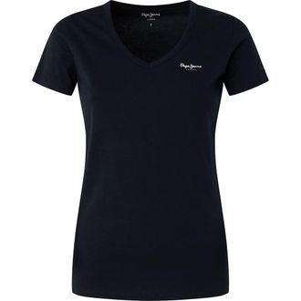 Pepe Jeans London Damen T-Shirt Corine, Blau (Dulwich), XS