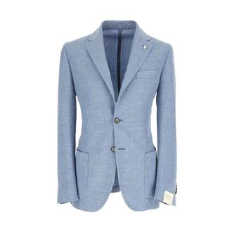 L.B.M. 1911 L.b.m. 1911, Homme, Vestes, Bleu, Taille: XL Giacca monopetto