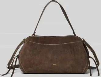 Abro Shoulder Bag aus echtem Leder mit Logo-Detail