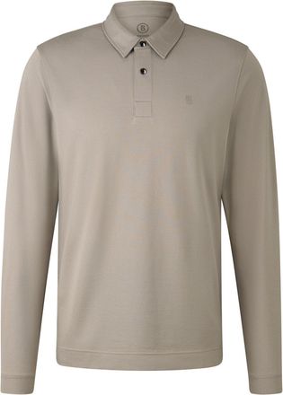 Bogner Polo-Longsleeve Timon f&uuml;r Herren - Greige - M