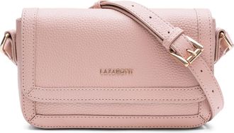 Lazarotti Bologna Leder Umhängetasche Damen | verstellbarer Schulterriemen | mittelgroße Crossbody Bag | Schultertasche 21 cm