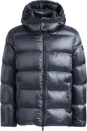 Add Homme, Vestes, Gris, Taille: XL Doudoune à Capuche Amovible