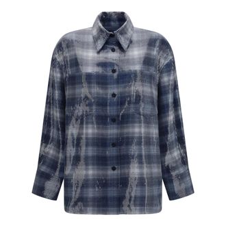Pinko Orchidea Overshirt - - Blouses & Shirts - Damen - Blau - S