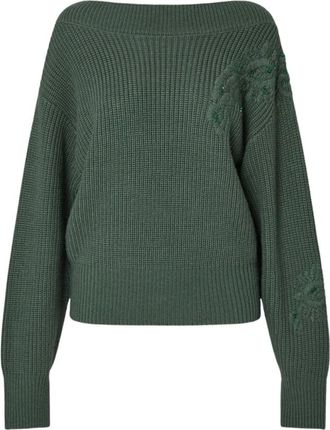 Liu Jo Femme, Pulls, Vert, Taille: 38 FR Cf6031 Ma22S 90312