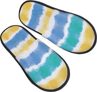 Generic Tie-Dye Psych&eacute;d&eacute;lique Homme Femme Chaussures De Maison Antid&eacute;rapantes Pantoufles Confortable Chaussons Pour Automne Int&eacute;rieur Hiver M