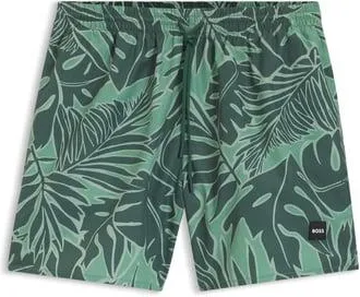 HUGO BOSS Short de bain &agrave; motif Piranha