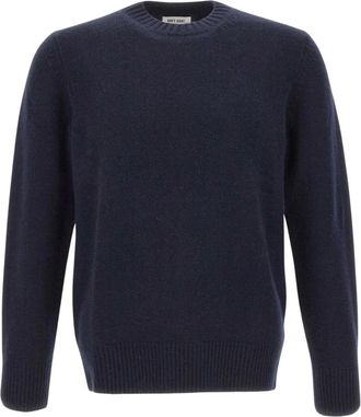 Soft Goat Pull classique &agrave; col rond - Homme - Pulls - Bleu - Taille: M