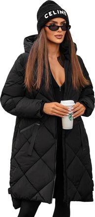 OZONEE Damen Mantel Wintermantel Winterjacke Jacke Parka &Uuml;bergangsjacke Coat W&auml;rmemantel W&auml;rmejacke Winter Herbst Lang Warm Stehkragen Outdoor Gepolstert 777