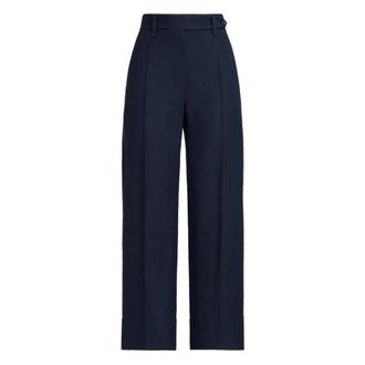 Brunello Cucinelli Femme, Pantalons, Bleu, Taille: 36 FR Pantalon Cigarette Carr&eacute;