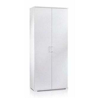 Dmora Armoire polyvalente Dabalor, Armoire linéaire avec 2 portes battantes, Armoire avec 4 étagères réglables, Range - chaussures moderne, 100% Made in