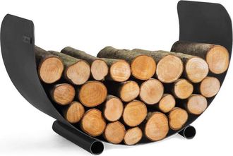 Cook King Cookking Holzkorb Metall TURYN 70 cm, Brennholzregal, Kaminholzregal