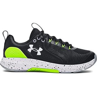 Under Armour Charged Commit Tr 3 Cross Trainer Homme, (006) Noir/vert citron/blanc, 44 EU