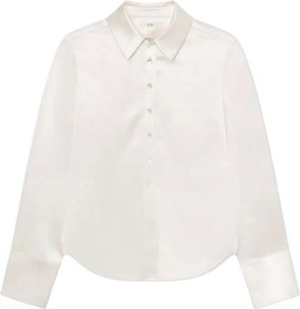 Co Femme, Blouses et Chemises, Beige, Taille: 42 FR Chemise Boutonn&eacute;e en Soie