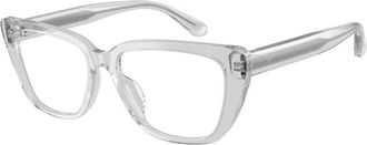 Emporio Armani Femme, Accessoires, Gris, Taille: 52 MM Lunettes