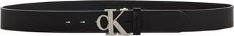 Calvin Klein Ledergürtel in Schwarz