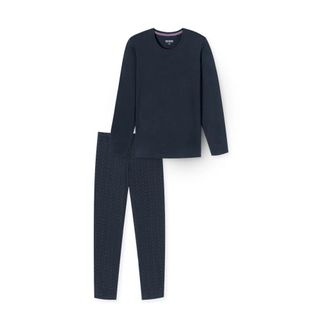 Schiesser Damen, Nachtw&auml;sche & Lounge, Blau, 2XLGr&ouml;&szlig;e