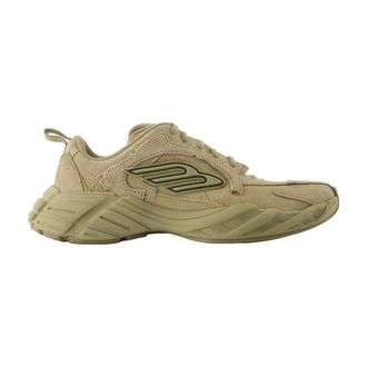 Balenciaga Khaki Leder Sneakers - Runde Zehen - - Shoes - Damen - Gr&uuml;n - 41 EU