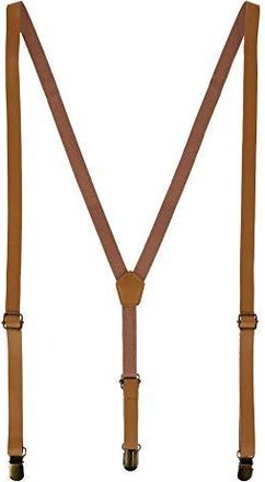 CTM Bretelles fines en similicuir, peau, taille unique