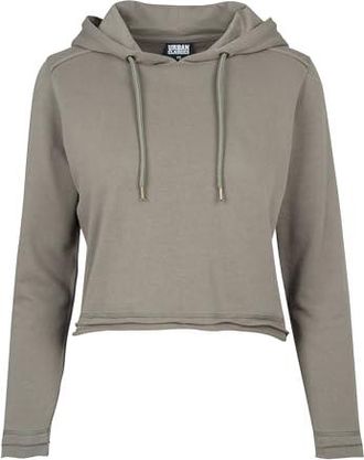 Urban Classics Femme Sudadera Con Capucha Para Mujer Sweatshirt &Agrave;, Vert Arm&eacute;e, XS EU