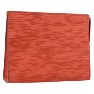 Louis Vuitton Pre-owned Vintage Epi Clutch - Femme - Pre-owned - Orange - Taille: ONE Size