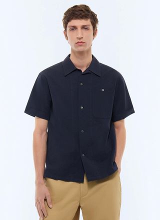 Fursac Chemisette en seersucker de coton - Taille XXL - Homme