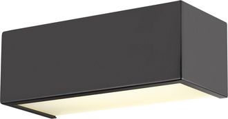 SLV Wandaufbauleuchte 1008071 / Wand-Beleuchtung innen, LED Spot, Aufbau-Leuchte, Wandaufbauleuchte, Wandstrahler / IP20 3000K 8W 790lm schwarz dimmbar 12