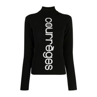 Courrèges Damen, Strickwaren, Schwarzk, SGröße